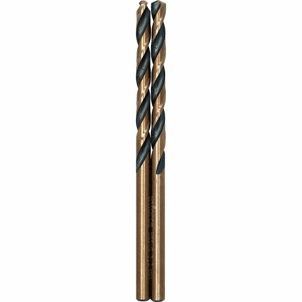 Сверло по металлу HSS-G (2 шт; 3.2х65х36 мм) Inforce 11-01-667