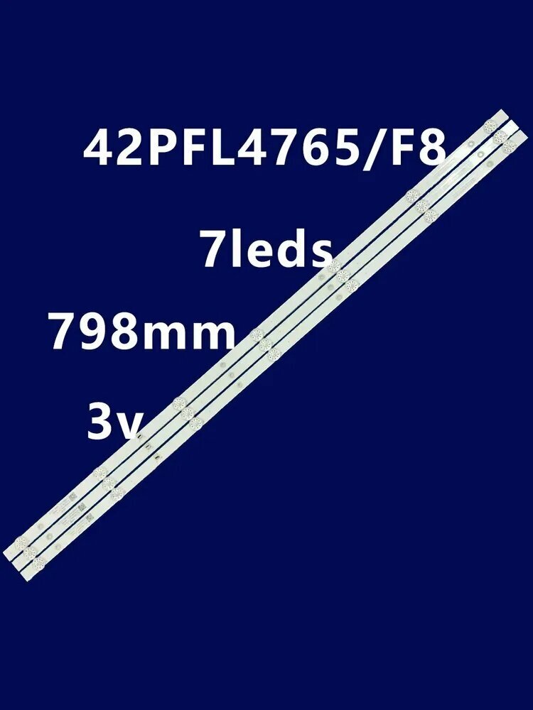 1 комплект-3 шт Светодиодная полоса для CRH-ZG42G6F3030070307JREV1.0 42PFL4765/F8 42G6F