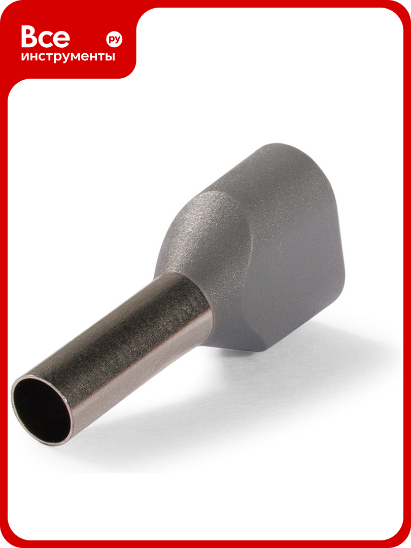 Наконечник штыревой втулочный изолированный КВТ НШВИ( 2) 4, 0-12 серия евро (500шт.) 103248