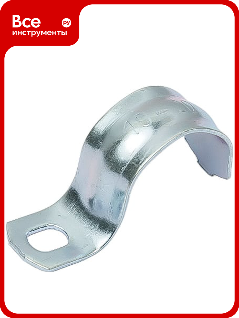 Односторонний держатель DKC оцинкованный д.19 - 20мм 15шт 53342R
