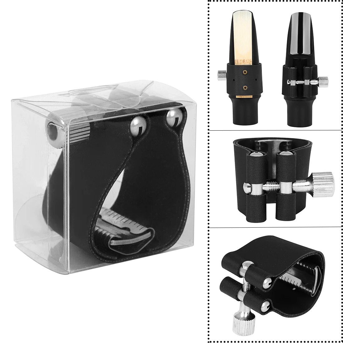 Лигатура для саксофона/кларнета SLADE Black ND275