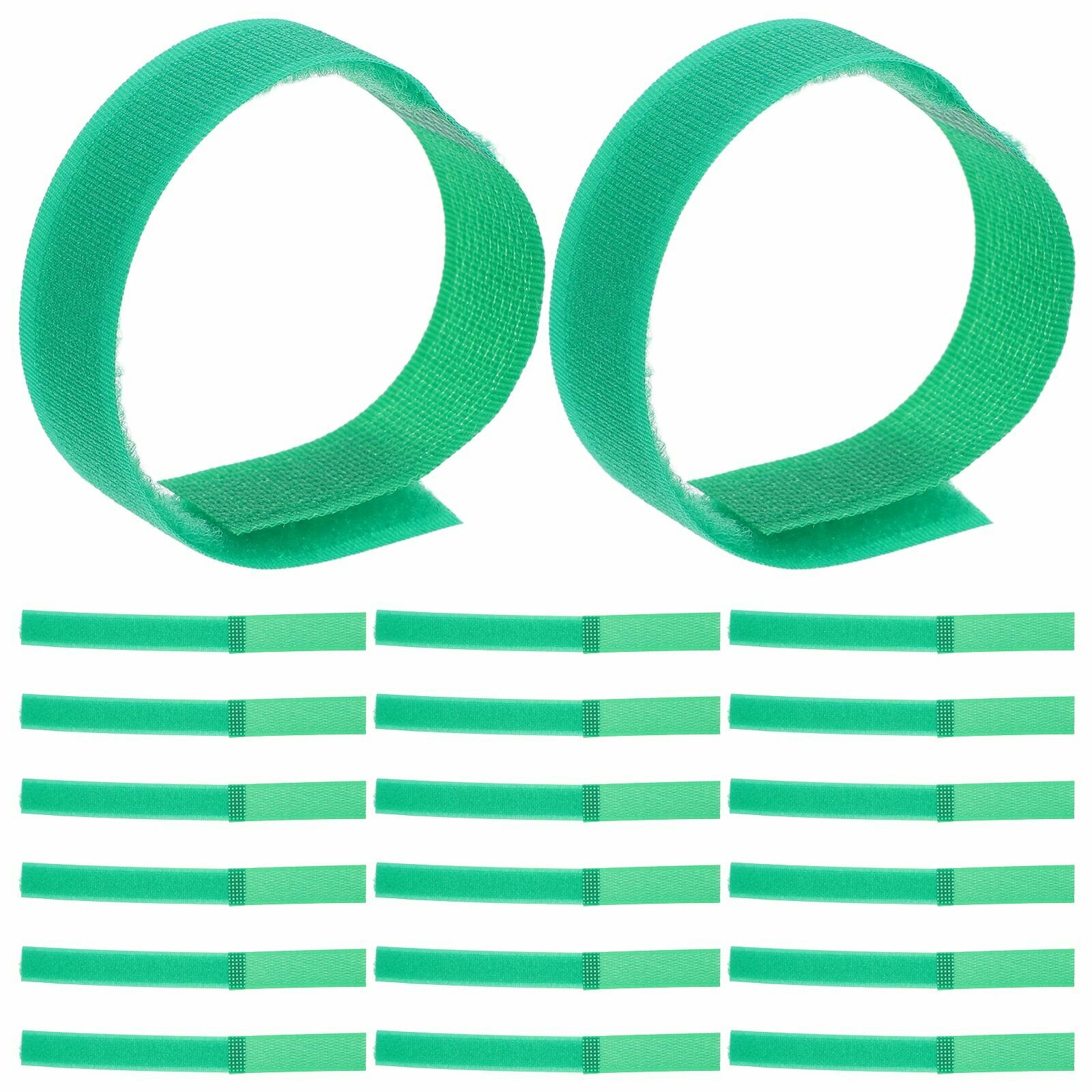 Зелёные застёжки на липучке для ботинок питомцев из нейлона и полиэстера, набор из 20 шт, для защиты лап
