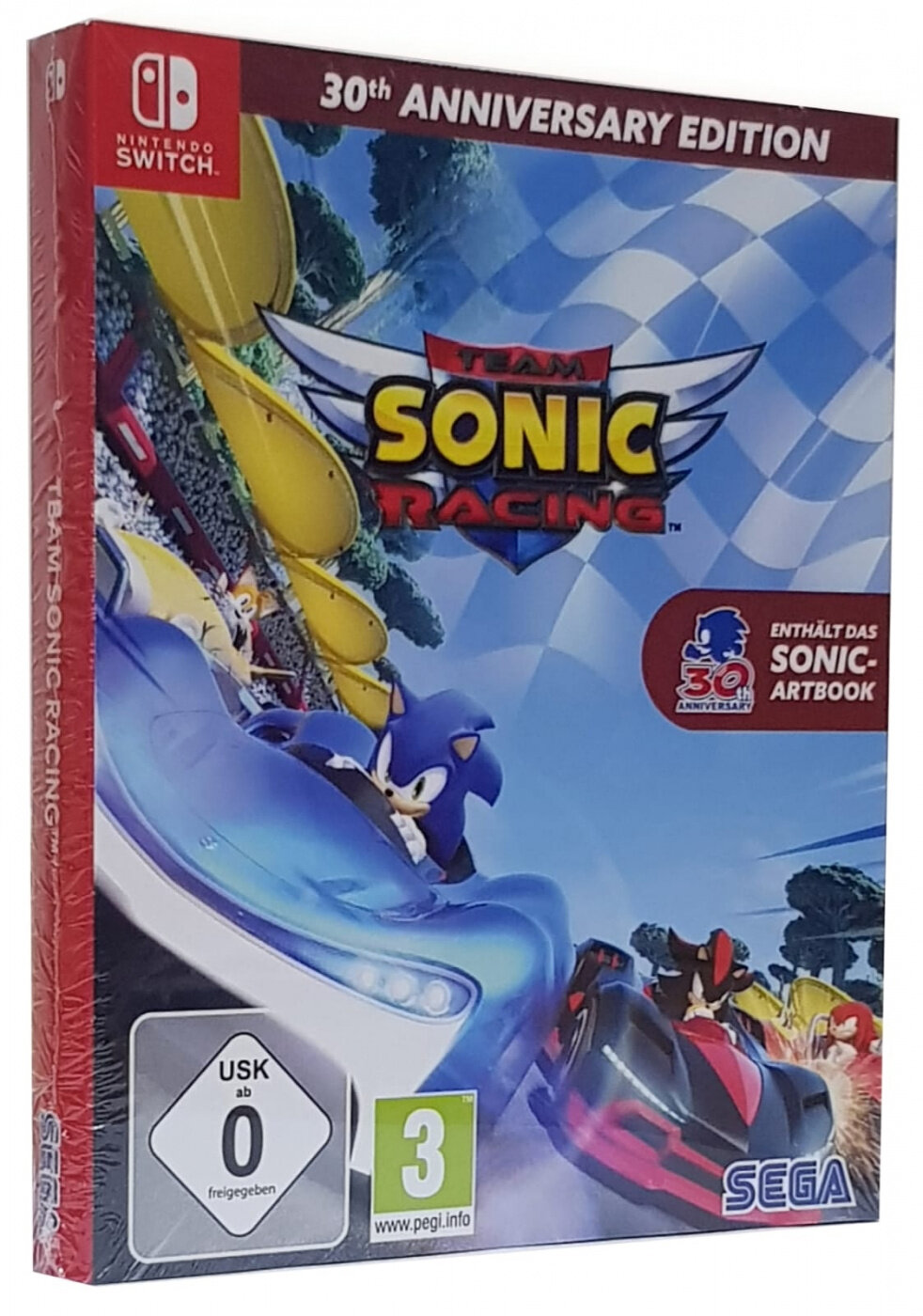 Sonic Team Racing 30th Anniversary Edition + Artbook [Nintendo Switch, русские субтитры]