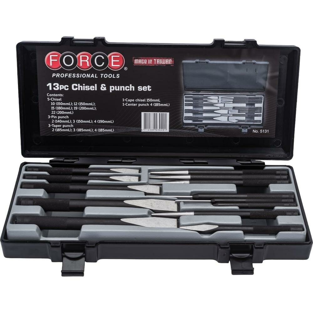 Набор зубил и выколоток FORCE 5131
