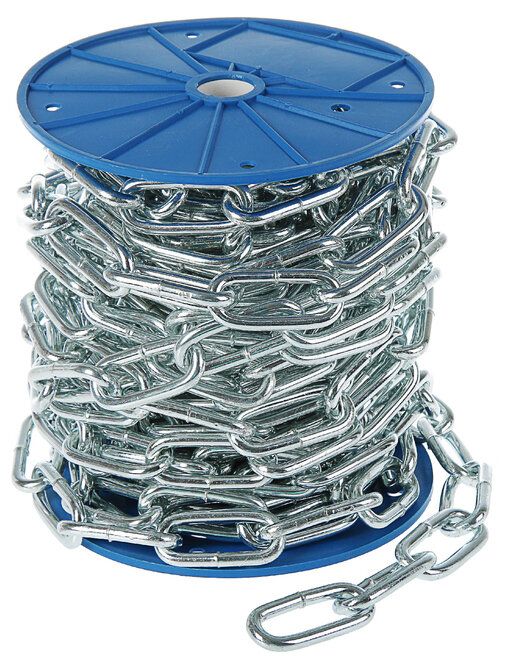 Цепь сварная длиннозвенная 6мм (18метр) цинк