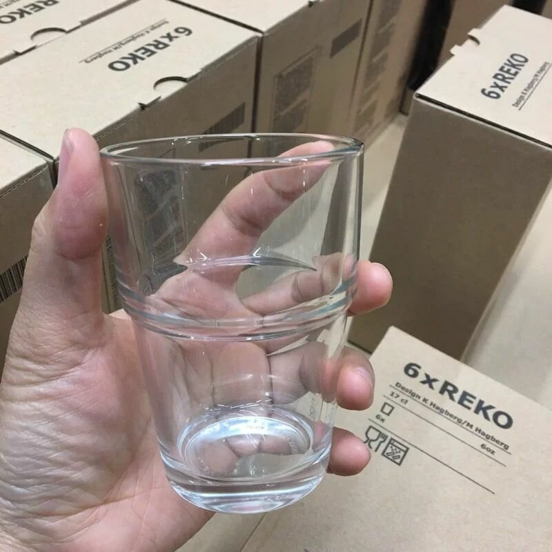 IKEA Стакан армуды для чая "прозрачное стекло" 300 мл 6 шт прозрачный