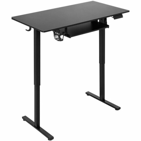 Игровой компьютерный стол Defender Victory черн,110*60, высота 72-117, полк (64780)