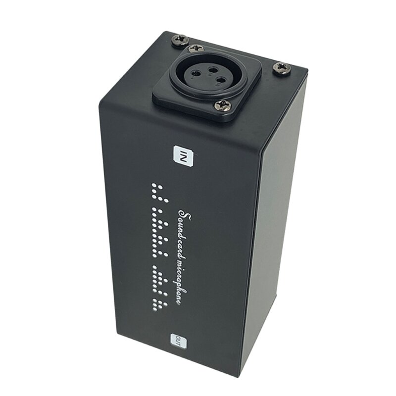 Динамический предусилитель микрофона Усиливает звук с коэффициентом усиления 28 дБ Идеально подходит для студийной записи Усилители микрофонного предусилителя