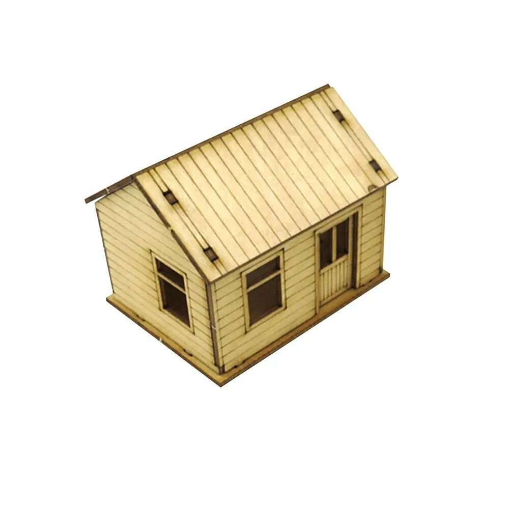 Сборная модель дома в масштабе 1:72, архитектурный макет для микроландшафта, стиль Б