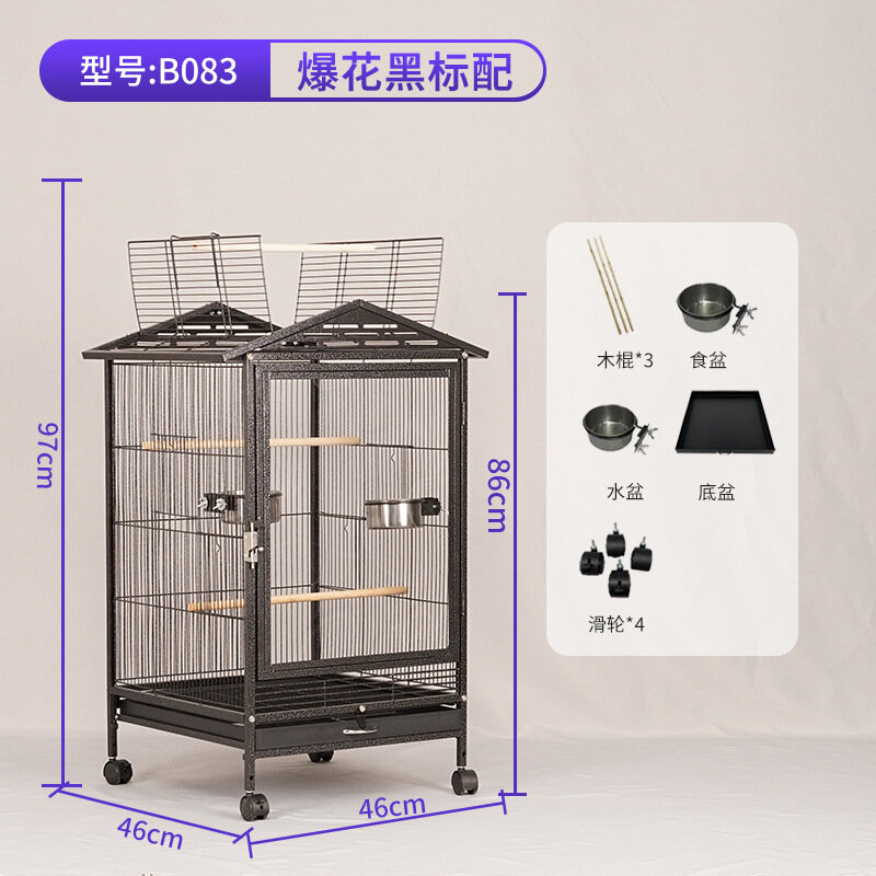 Клетка для домашних животных, прямые поставки от производителя, оптовая продажа клеток для птиц, высококачественная клетка для птиц, большая вилла, новая клетка для птиц, акриловая клетка для попугаев