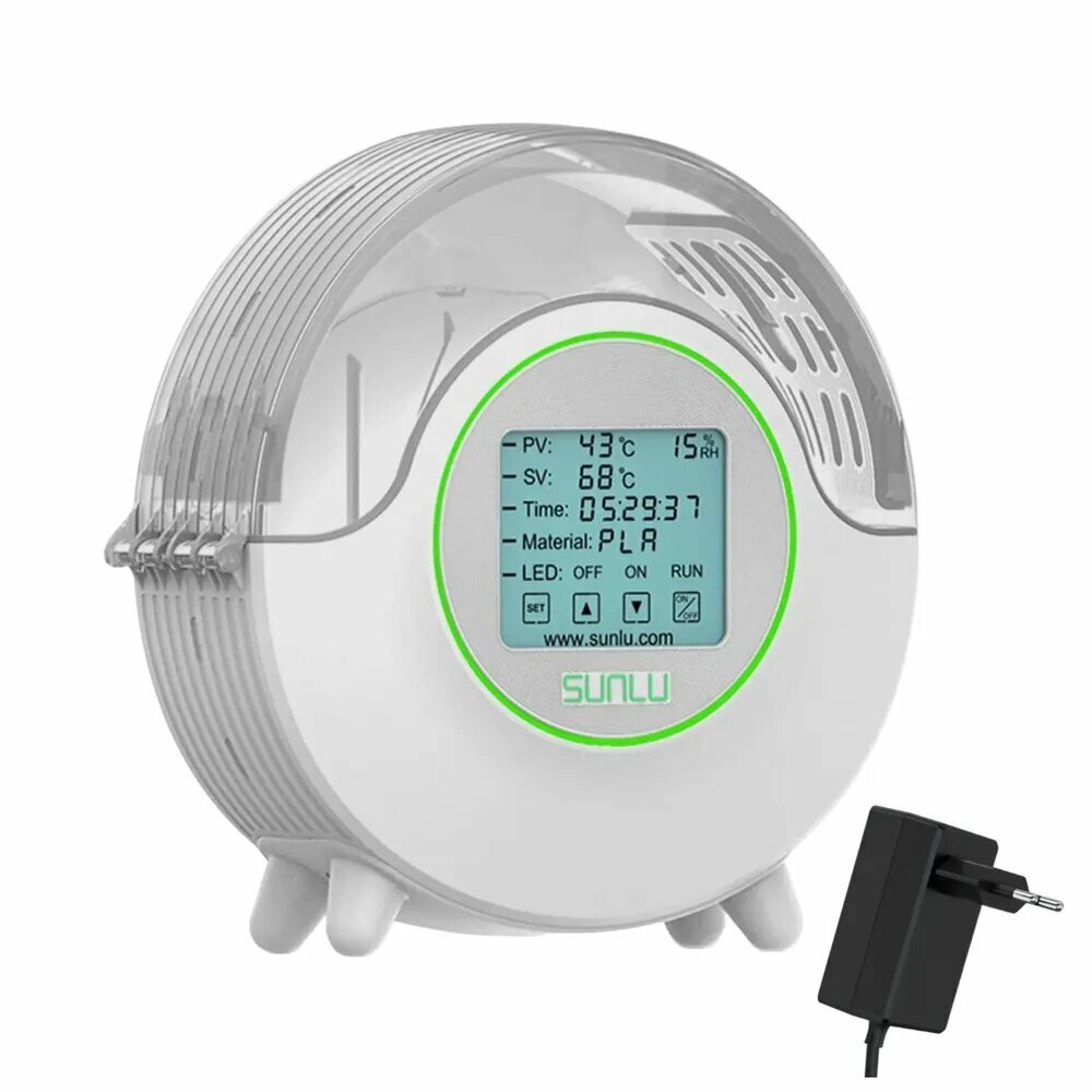 3D принтер с коробкой для сушки нити, экраном на 360 градусов, нагревательной коробкой для сушки расходных материалов и вилкой США, работающей на напряжение от 100 до 240 В