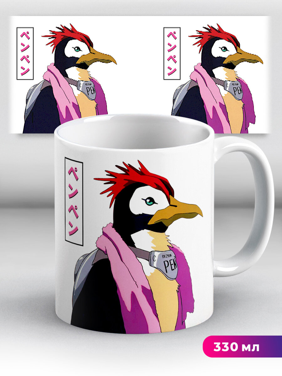 Кружка Аниме Евангелион Пингвин Пен-Пен Мисато Кацураги