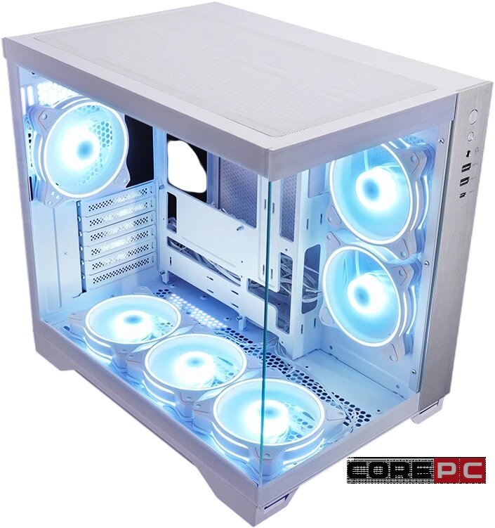 Компьютерный корпус Chieftec VISIO ARGB White (GM-30W-TG-OP)