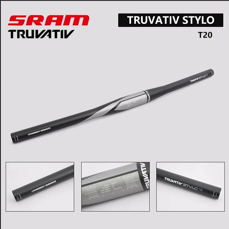 Распродажа остатков! TRUVATIV STYLO T20 31.8x580 мм Плоский ручок для велосипеда