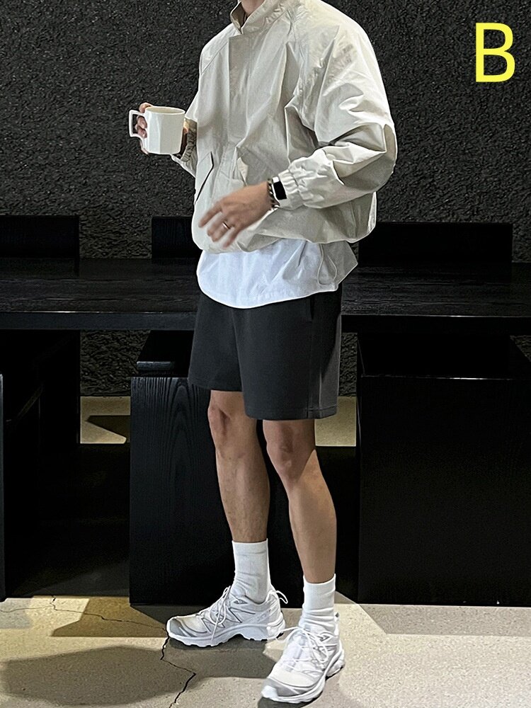 Куртка в стиле милитари с воротником стойкой, свободная универсальная куртка для защиты от солнца.