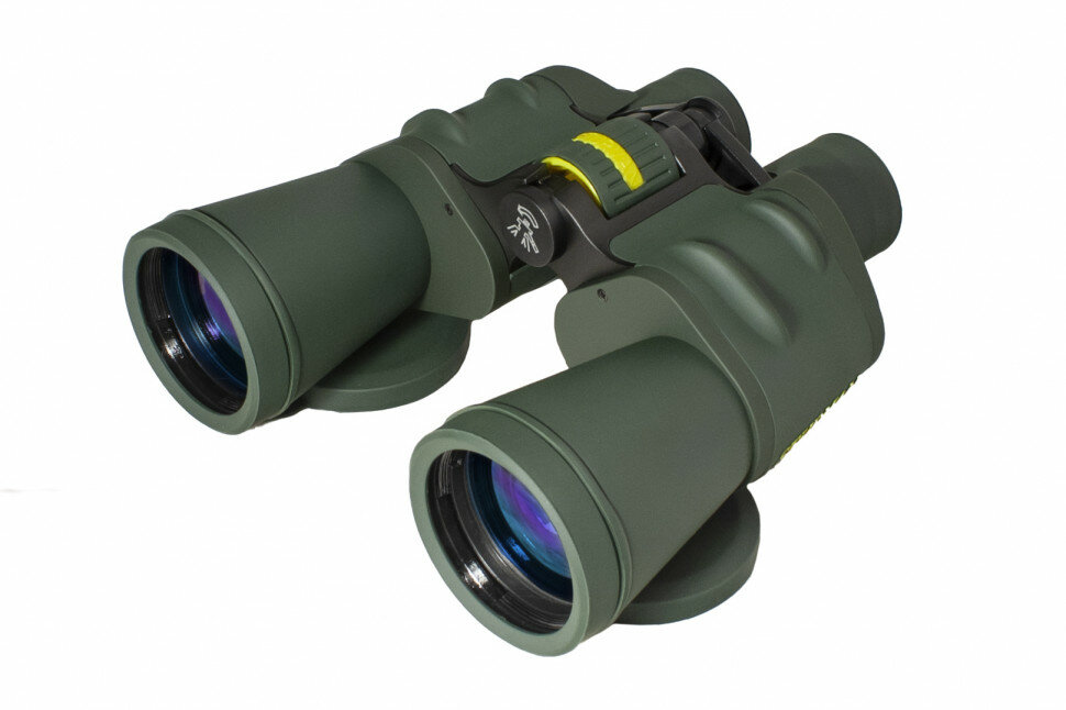 Бинокль Sturman 7x50 зелёный, обрезиненный корпус (алюминий, пластик)