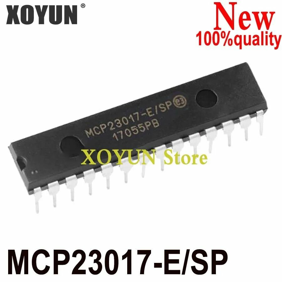 (1 шт.) 100% новый MCP23017-E/SP MCP23017 DIP-28
