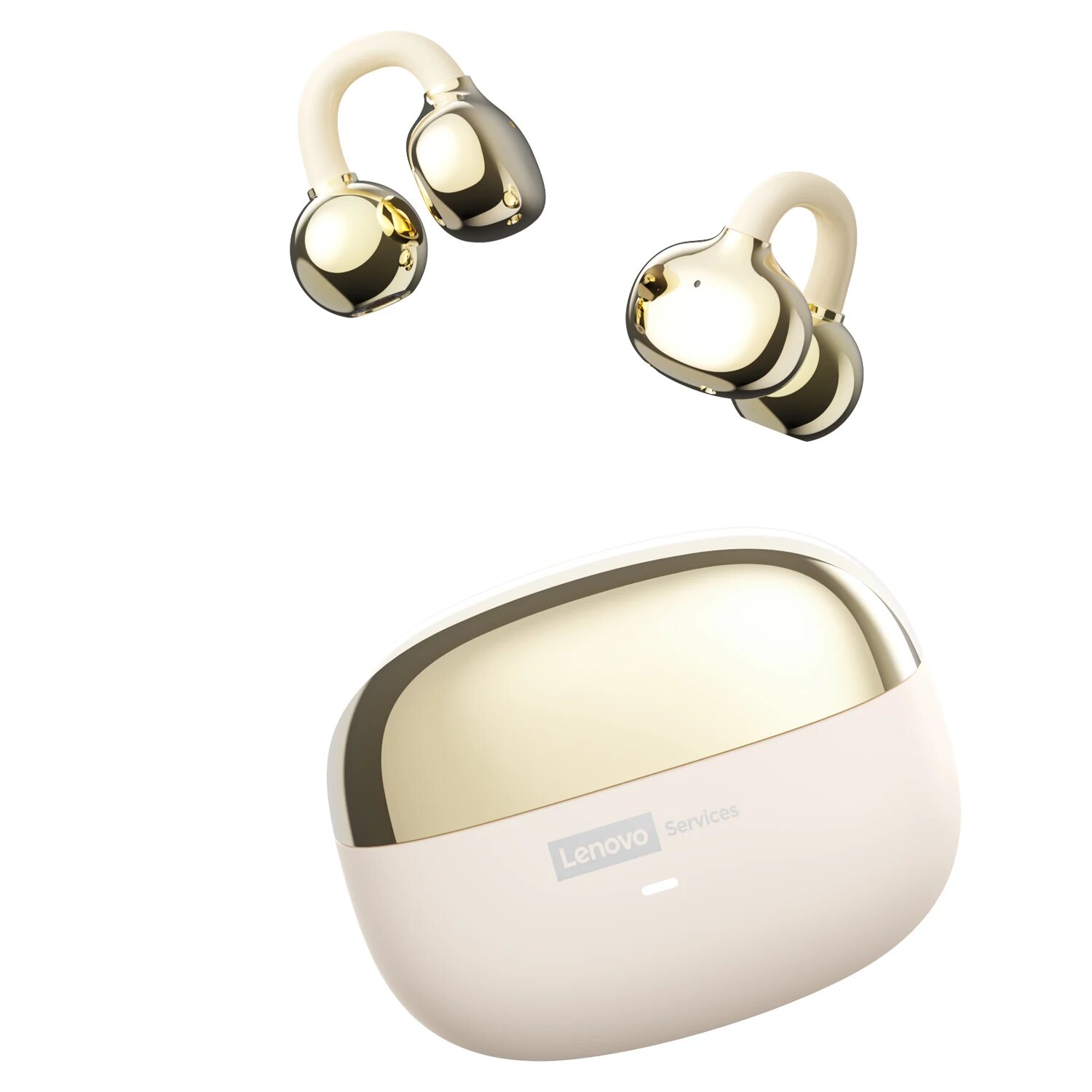 Беспроводные наушники Lenovo LE302 OWS Beige