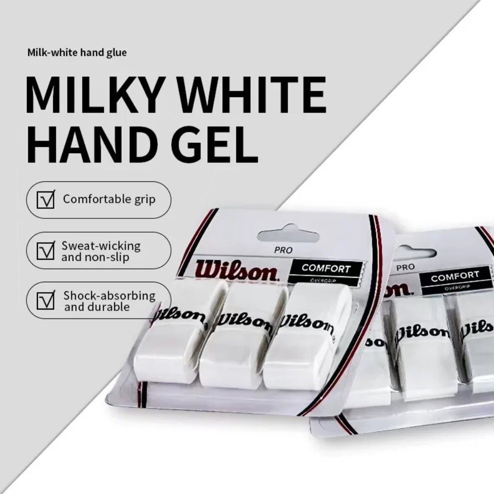 Обмотки для ракетки Wilson NH3 Белый, WHITE 6PCS