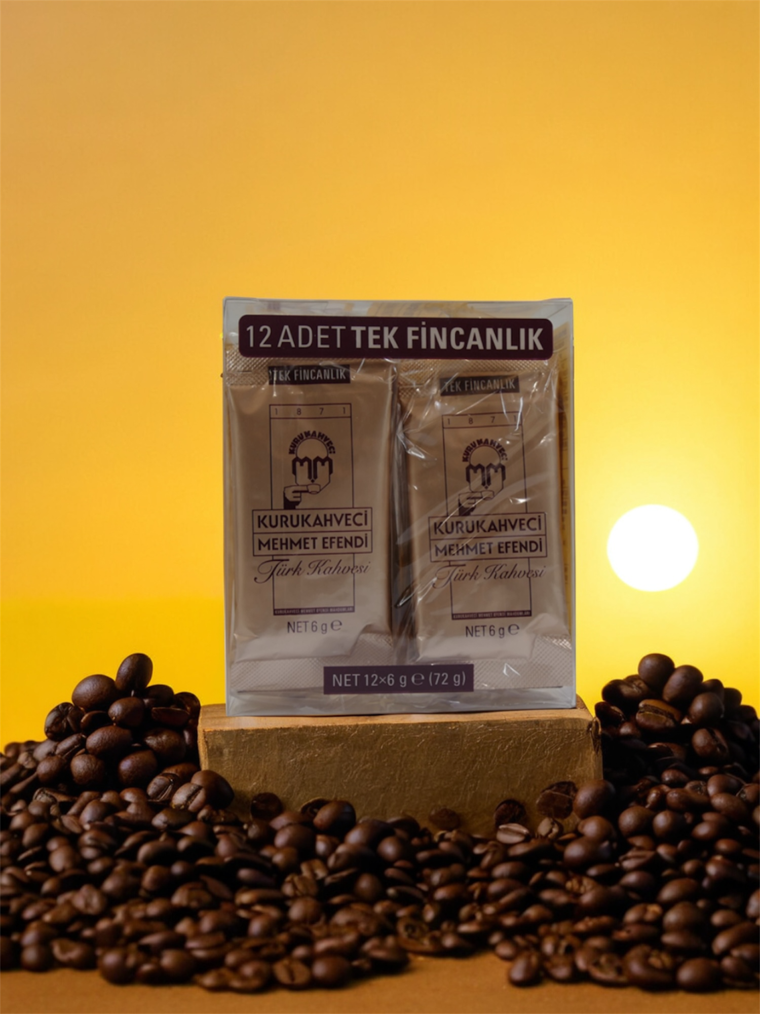 Кофе Kurukahveci Mehmet Efendi 6г молотый 12 штук
