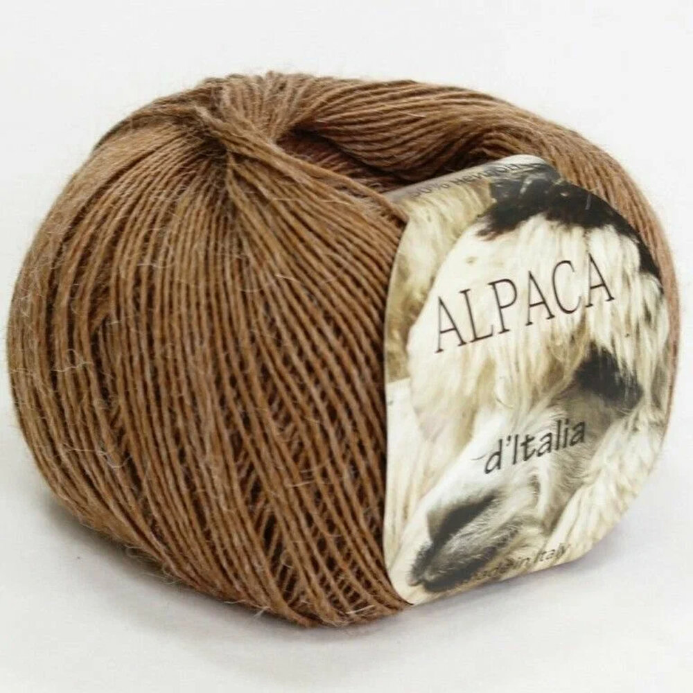 Пряжа для вязания Seam Alpaca d'italia 0308 бронза 50 гр/300 м 50% альпака, 50% нейлон