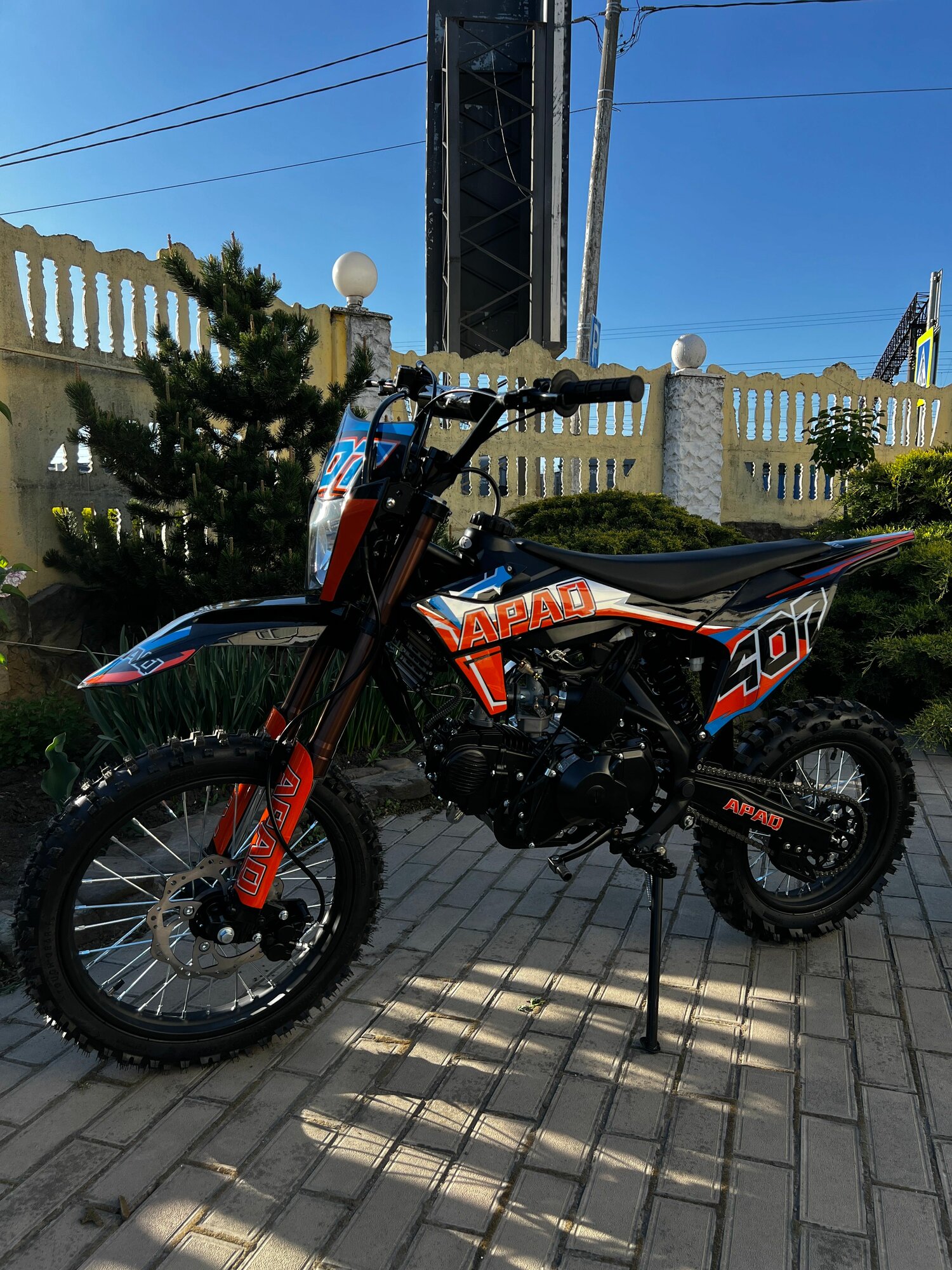 Собранный Питбайк EX-MOTO APAQ 150E PRO 17/14