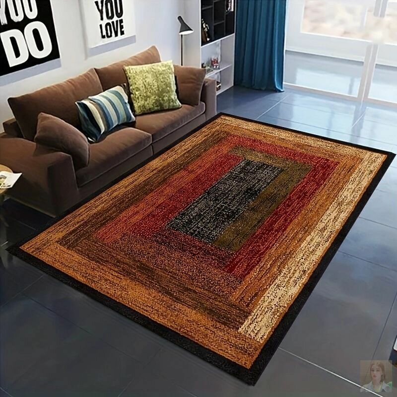 Ковер безворсовый черные кошки 120x160 см антиаллергенный