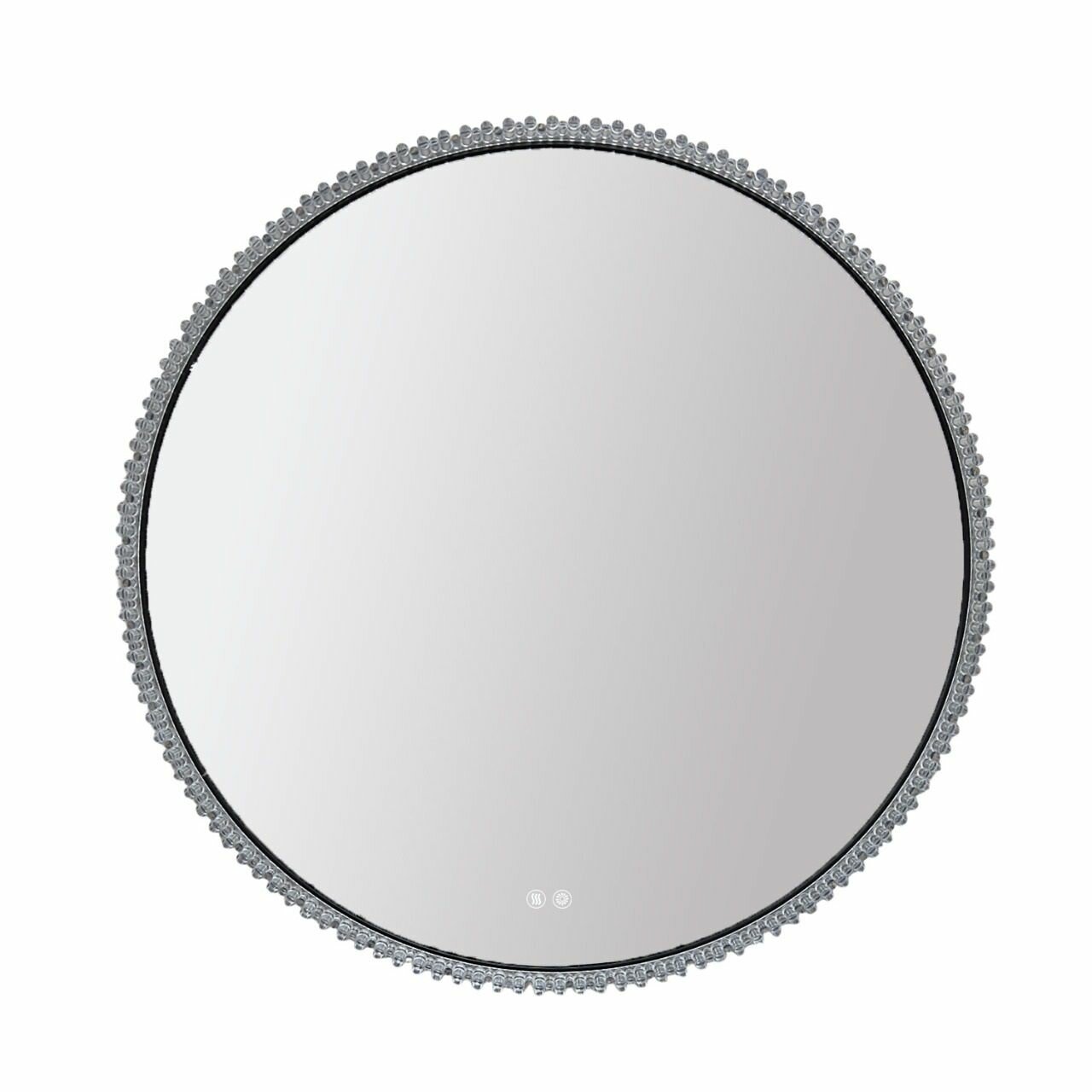 Зеркало настенное с подсветкой Azario Лайвли 80х80 АZ-LED012025 цвет серый матовый