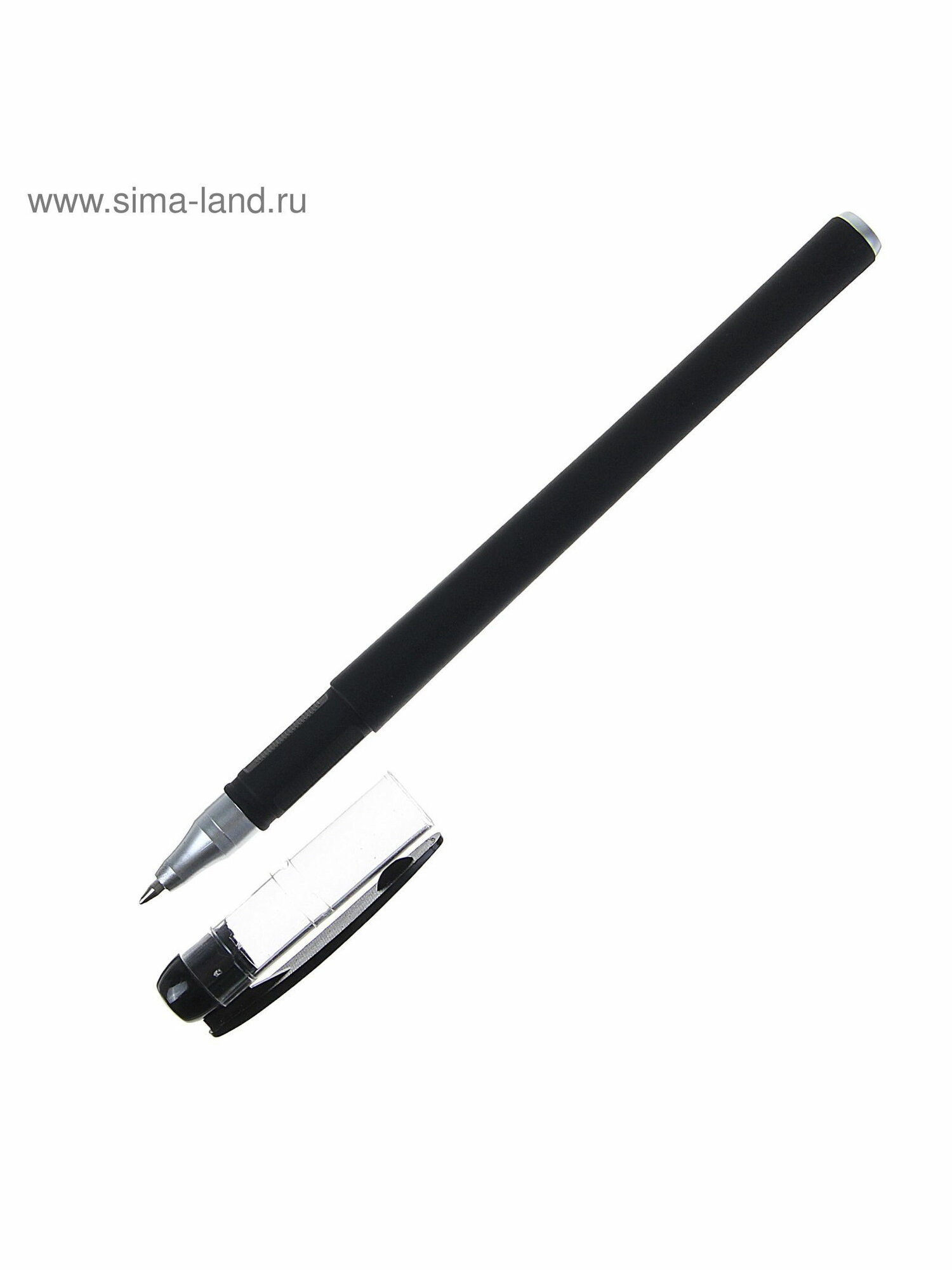 Ручка гелевая чёрный стержень, узел 0.5 мм, покрытие Soft-touch, 12 шт.