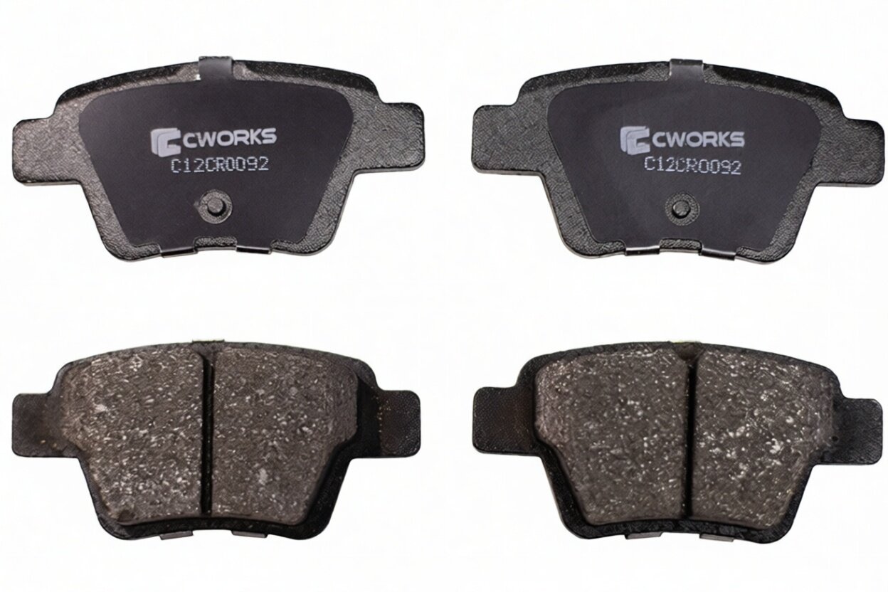 Тормозные колодки задние Low Metallic C12CR0092 CWORKS арт. C12CR0092