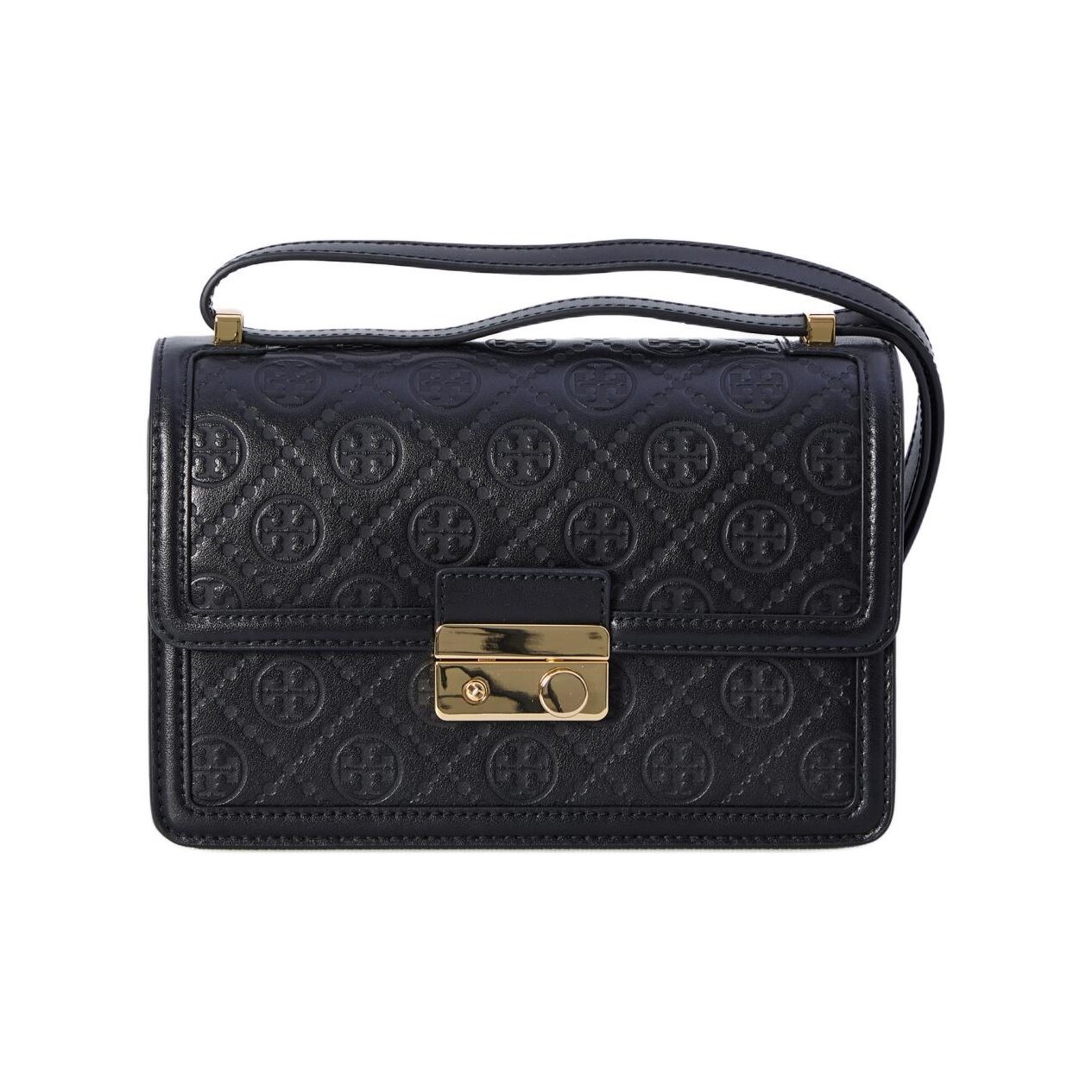 Сумка Tory Burch T Monogram, черный — фото 1
