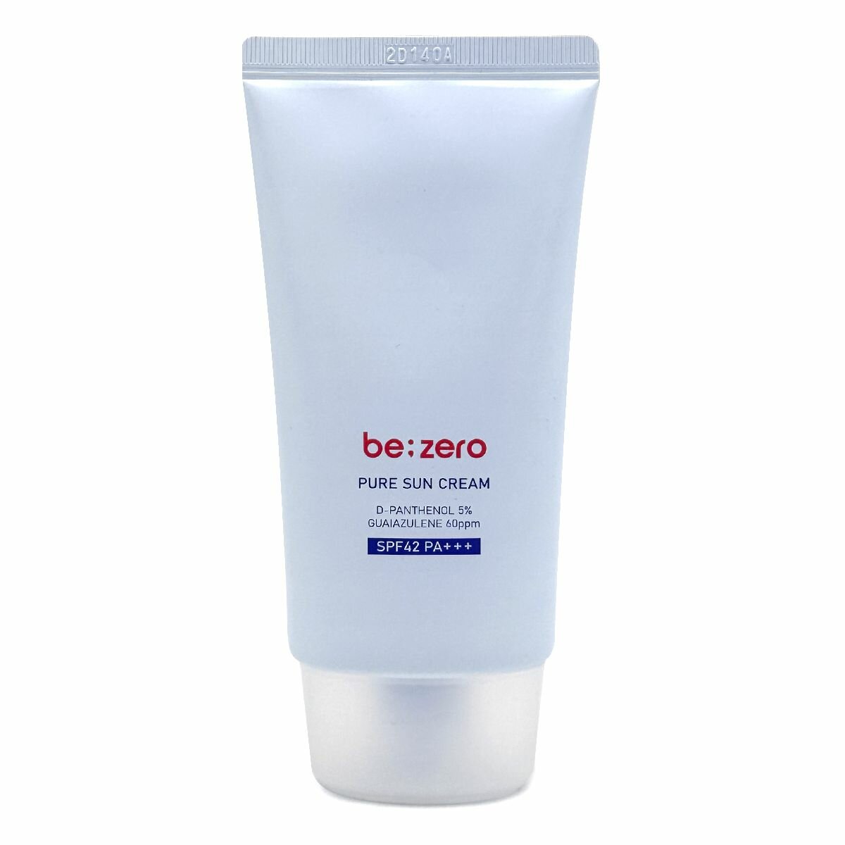 Derma Factory Солнцезащитный крем с пантенолом и гвайазуленом SPF 42 be; zero Pure Sun Cream, 80 г