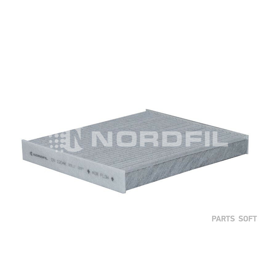 NORDFIL CN1204K Фильтр салона угольный (247 мм x 289 мм x 35 мм) GEELY MONJARO VOLVO XC40 (536) Polestar 2 (P)