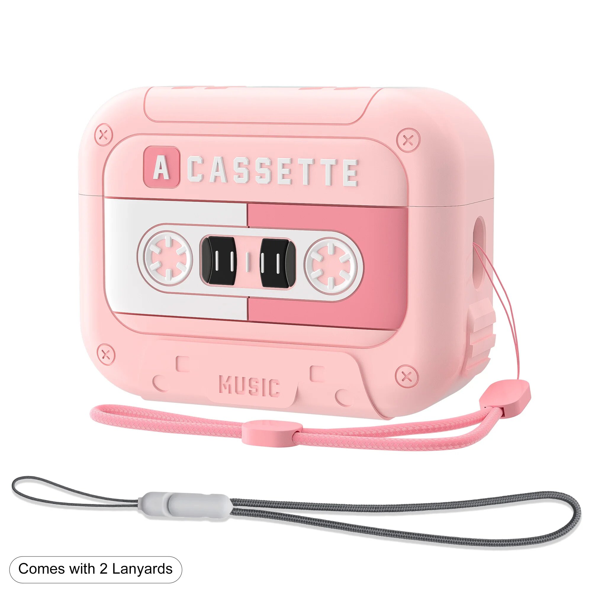 Силиконовый чехол для AirPods Pro 2 Pink