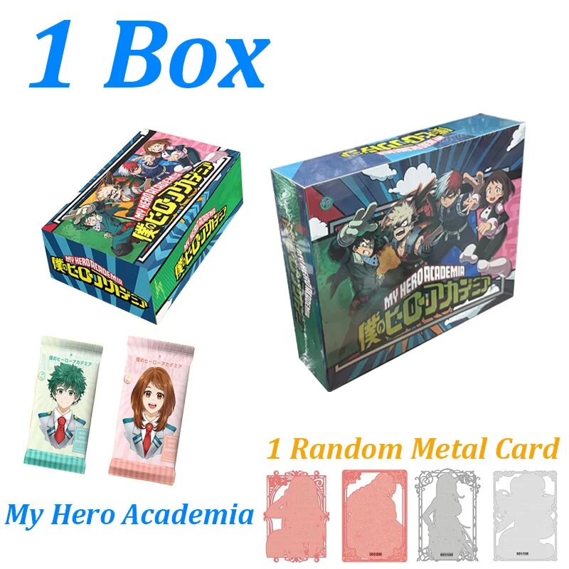 My Hero Academia: 1 Box с 1 металлической картой