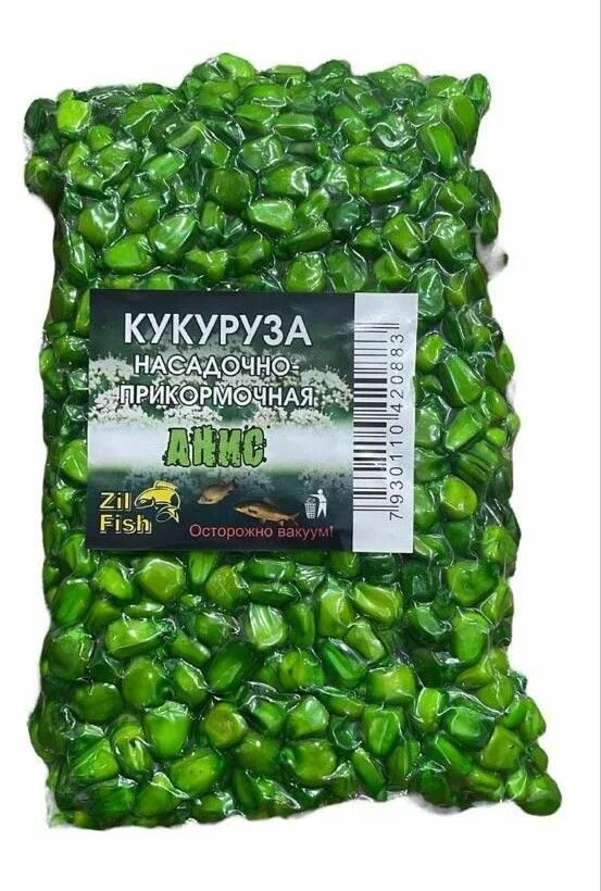 Кукуруза в вакууме пропаренная для рыбалки " Zil Fish" Анис