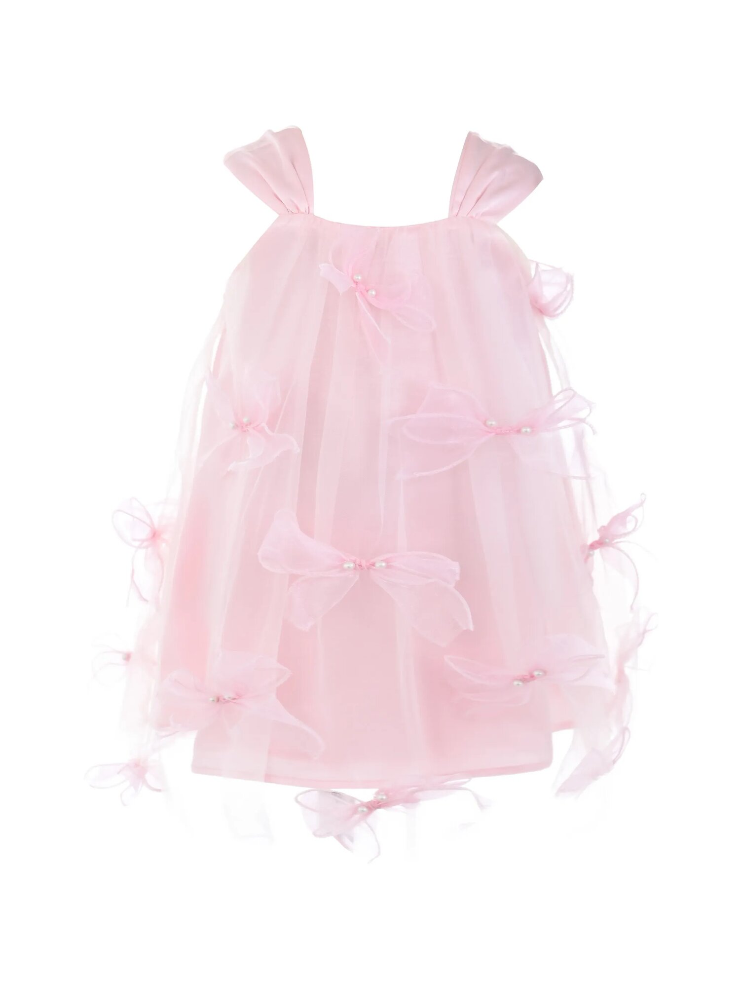 Платье Manisa bow-embellished tulle dress