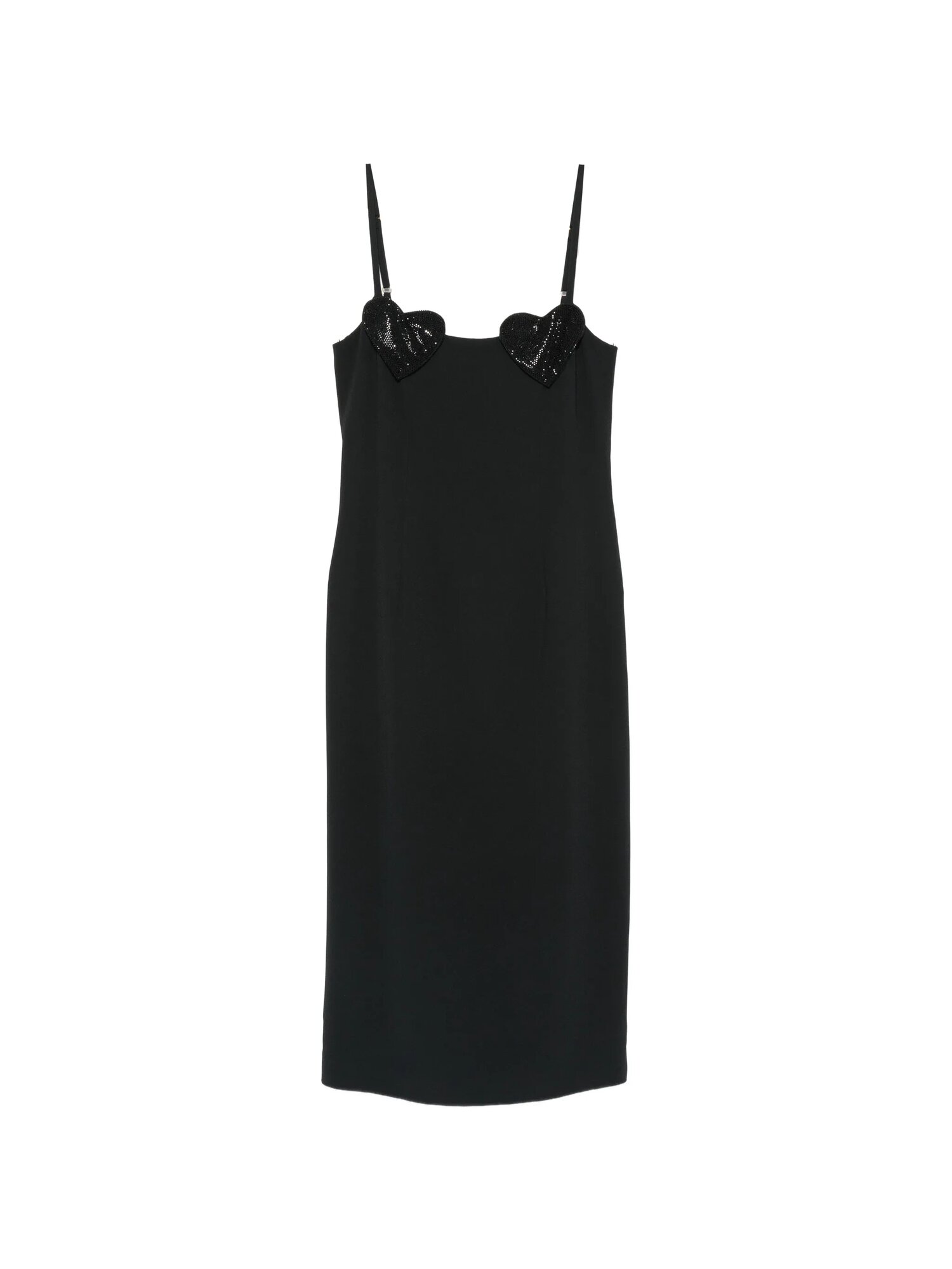 Платье Heart-motif embellished midi dress