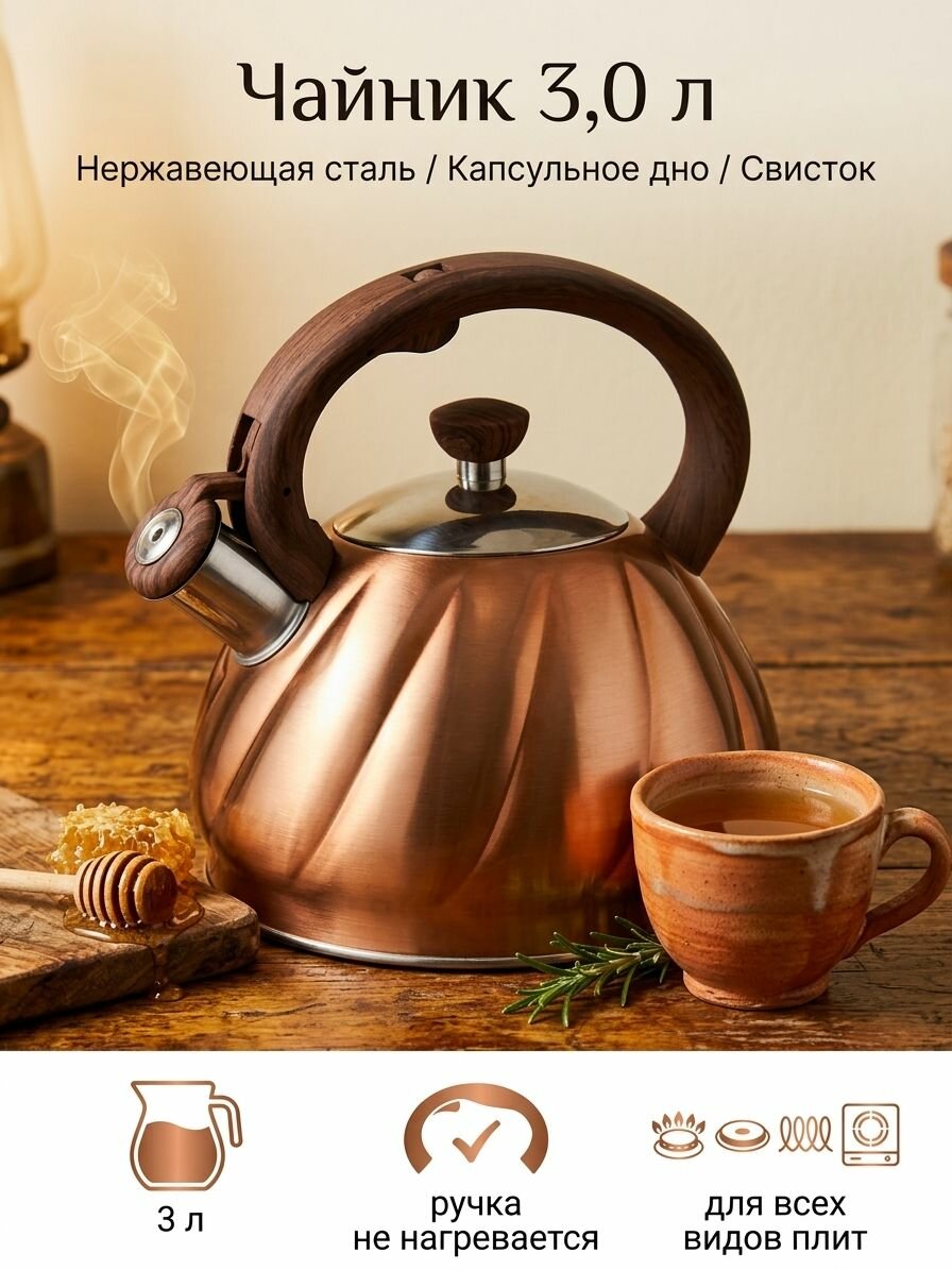 Чайник Kelli KL-4357 3л