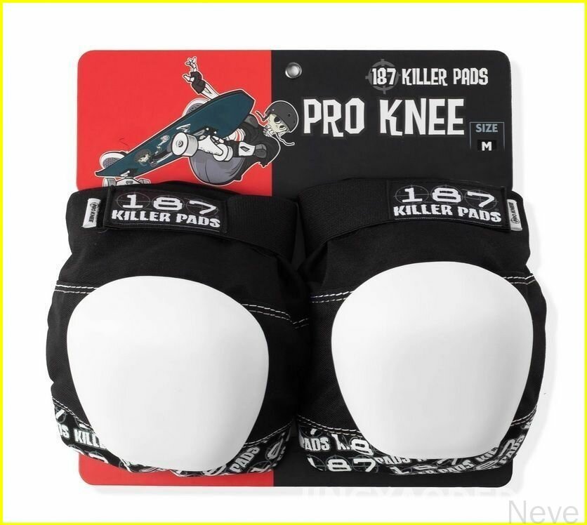 Эксклюзивные наколенники 187 Killer Pads Pro в чернобелом цвете