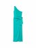 Платье Moutaki One-shoulder maxi dress, размер 42, синий