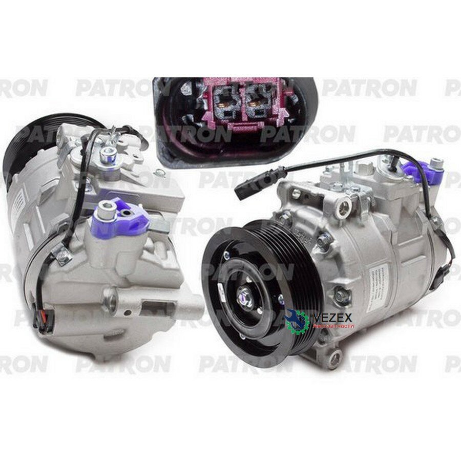 PATRON PACC076 Компрессор кондиционера VW Touareg (02-)/Q7 (06-) 3.6FSi (02-), Audi Q7 (06-)/Porsche Cayenne (02-)