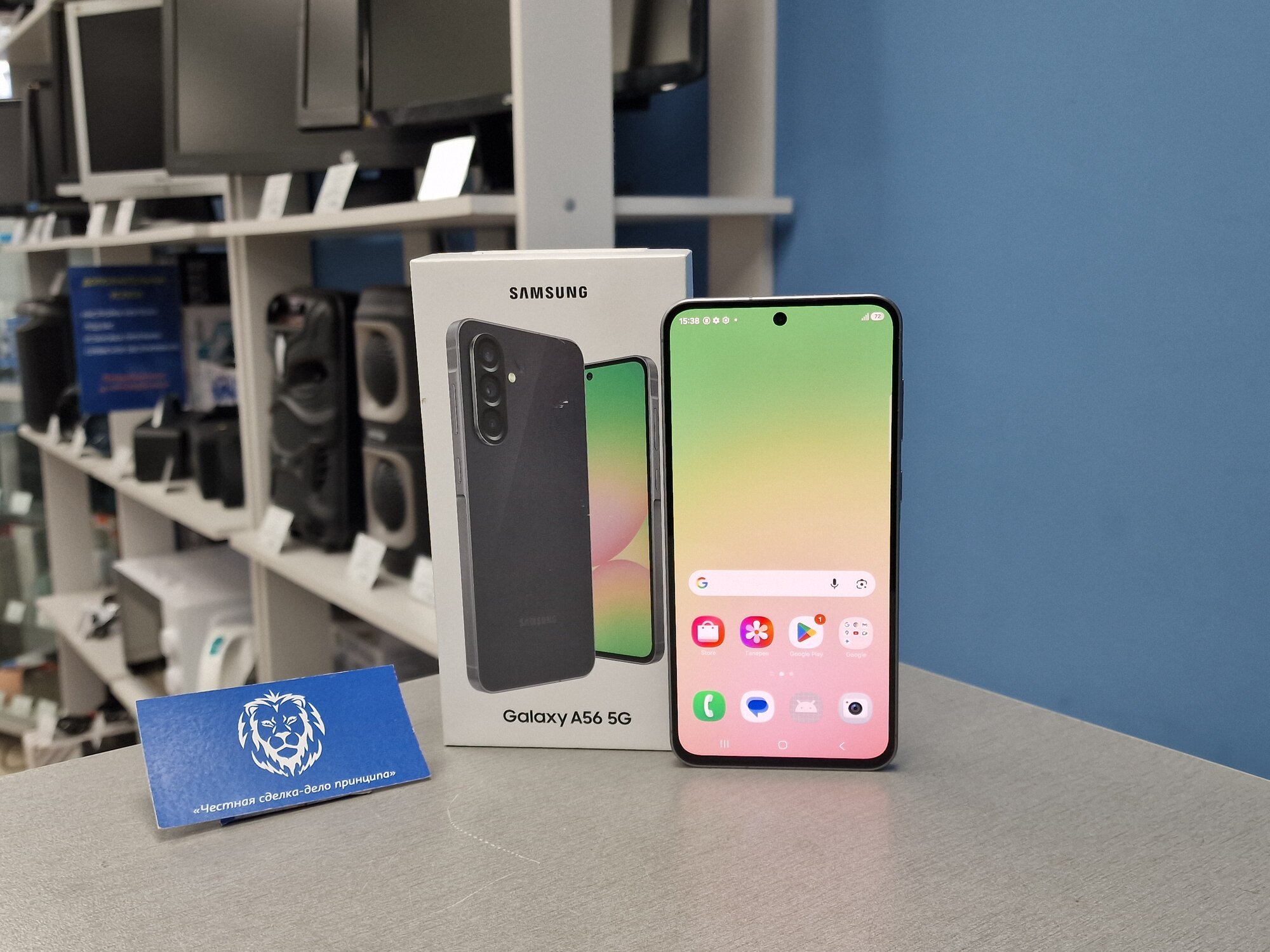 Смартфон Samsung Galaxy A56 8/256 ГБ, Dual: nano SIM, Graphite (черный), Global