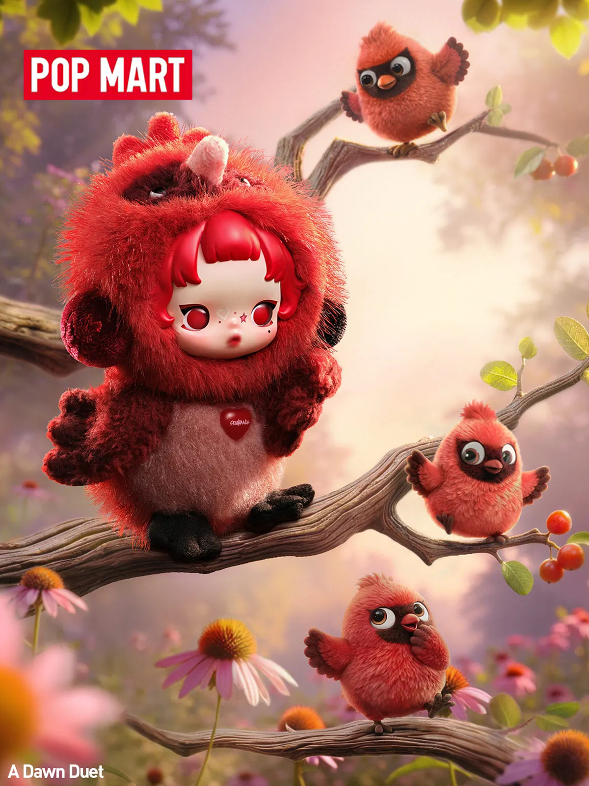 Коллекционная фигурка Слепая коробка Dear Birds Series Plush Pendant-A Dawn Duet