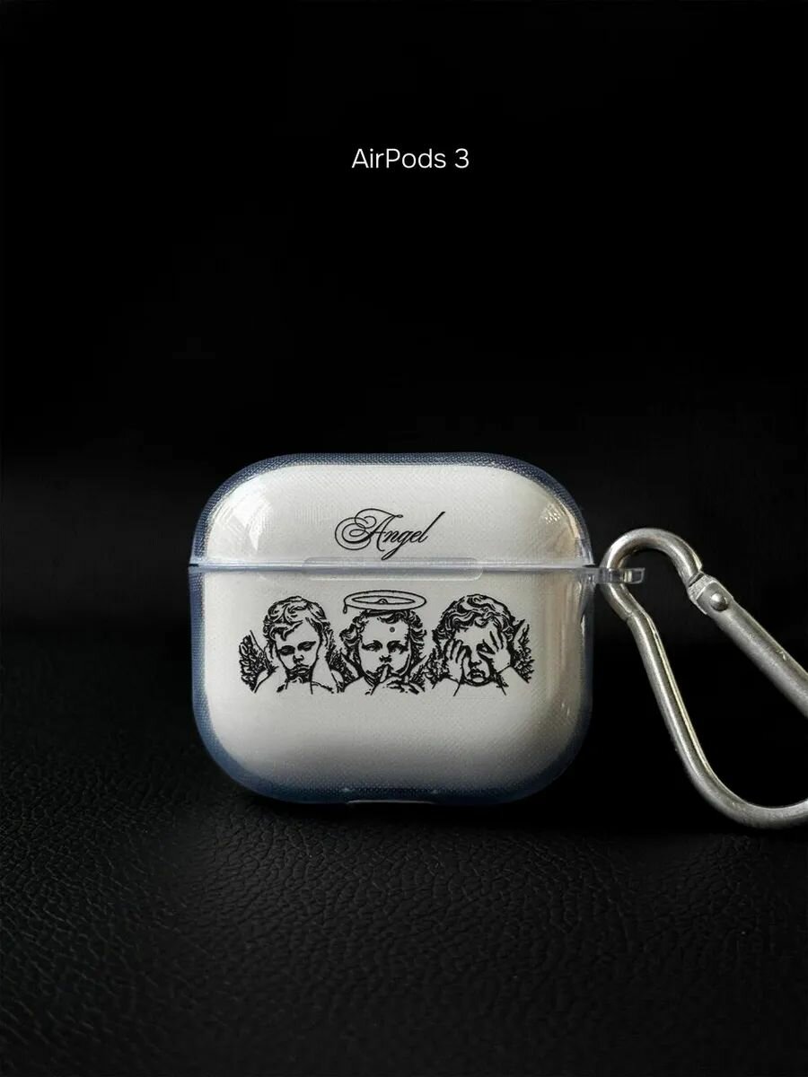 Чехол для наушников AirPods 3 с ангелами