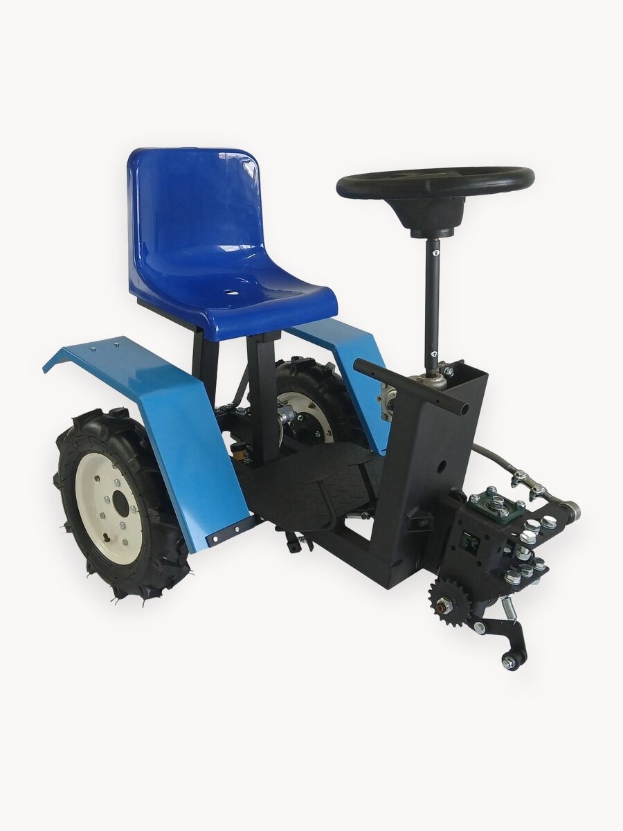 Адаптер АМ-4х4 для МБ с шестигранным валом 23мм колеса 4.00-10 синий