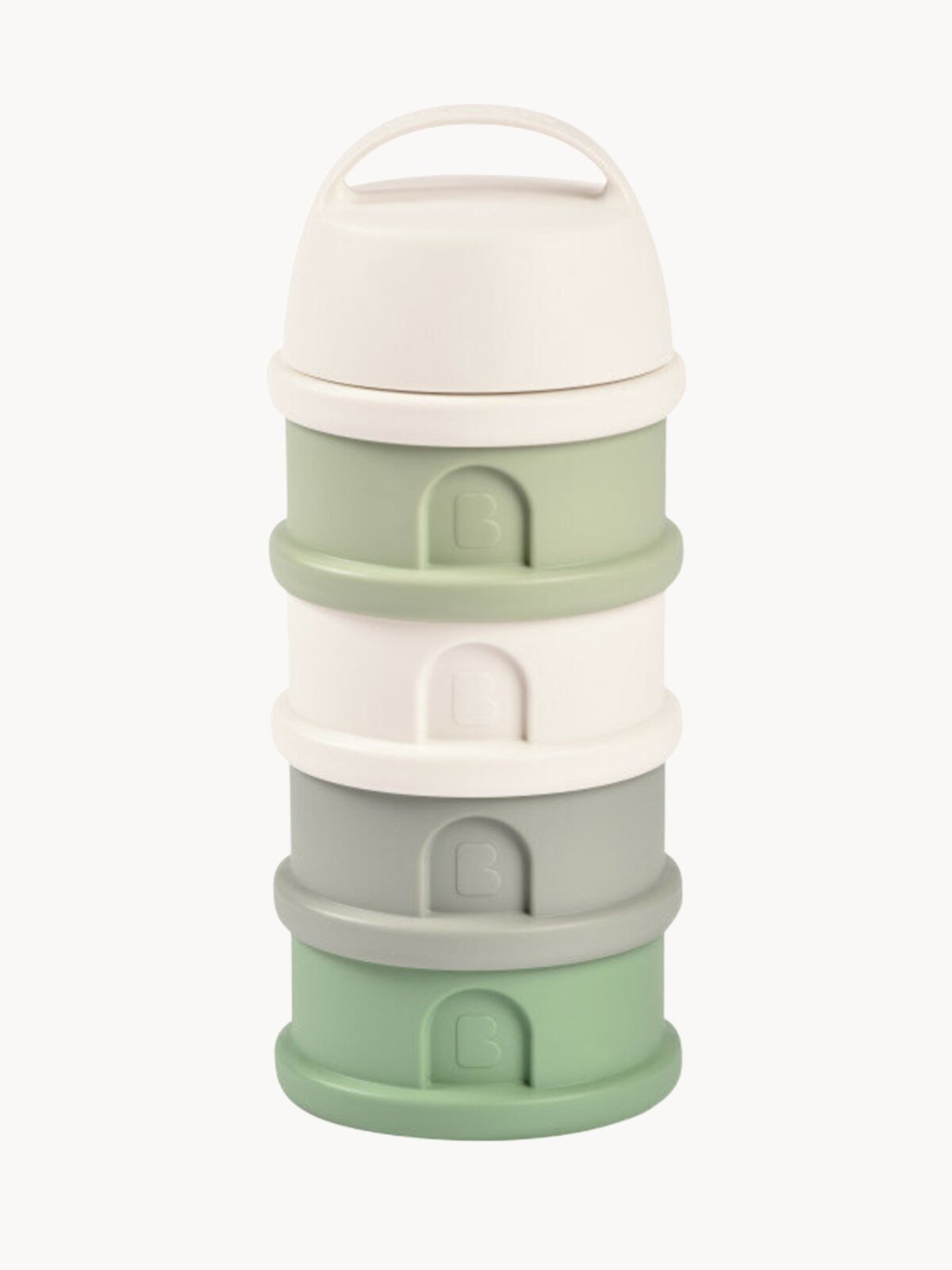 BEABA контейнер для детского питания, сыпучих смесей и снеков, контейнер для смеси детской, порционный 4 секции, дозатор молочного питания пищевой