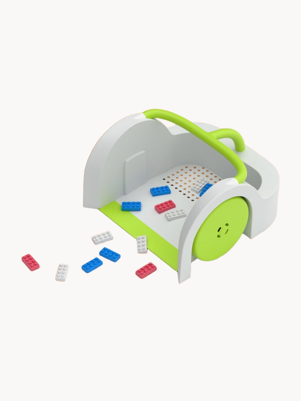 Совок Zetter Kids, игровой, на колёсах, салатовый, для Lego и мелких фигурок