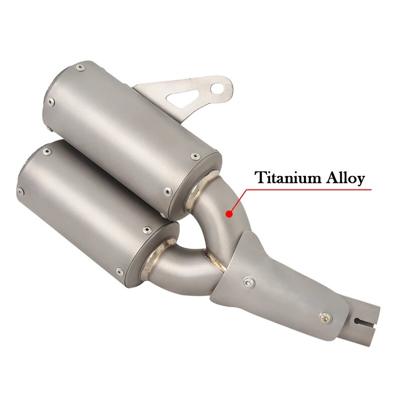 Выхлопная система Slip-On для DUCATI MONSTER 950 937 2021 2022, титановый сплав, двойной No Laser
