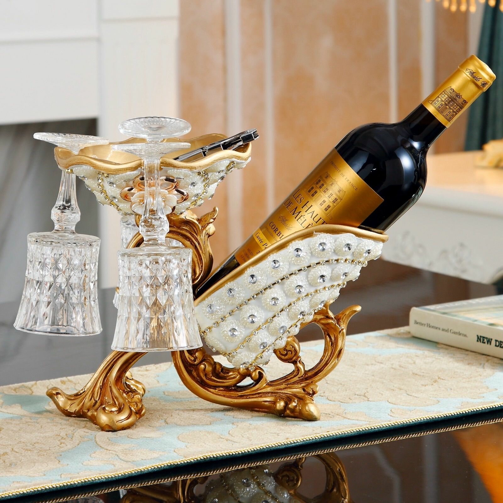 Винный стеллаж Дикая роза, для конфет, овальная форма, эпоксидная смола